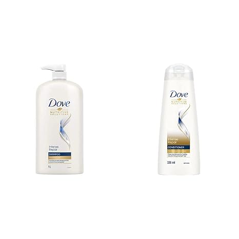 Buy Dove Intense Repair Shampoo 1 L & Dove Intense Repair Hair ...