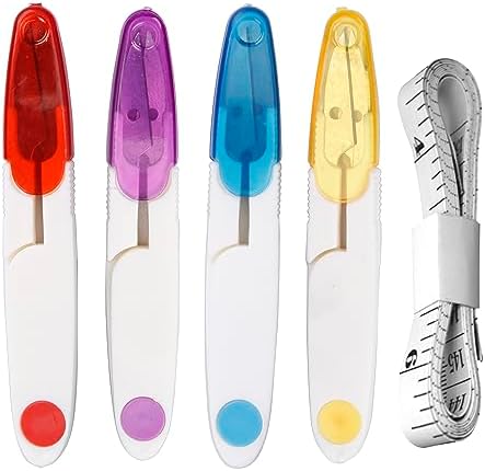 Sewing Snippers,4 PCS Sewing Thread Cutters U Shape Thread Snips with ...