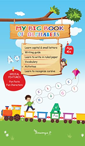 My Big Book of Alphabets: Letter and word recognition | Writing guide ...