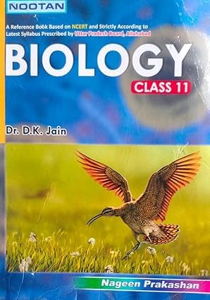 Nootan Biology Class 11 By DK Jain (Second Hand & Used Book) (S ...