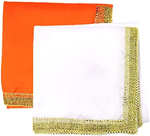 Buy Bhakti Lehar ( 1 Meter Yellow Satin Puja Altar Cloth | Diwali Pooja ...