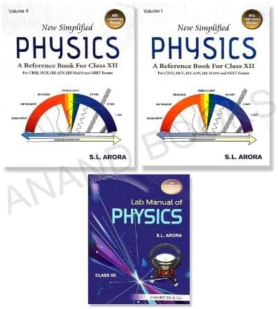 SL Arora Class 12 Physics Reference Book Set