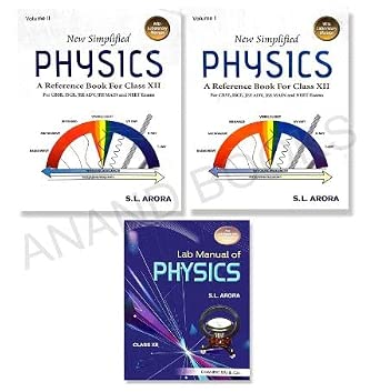 SL Arora Class 12 Physics Reference Book Set