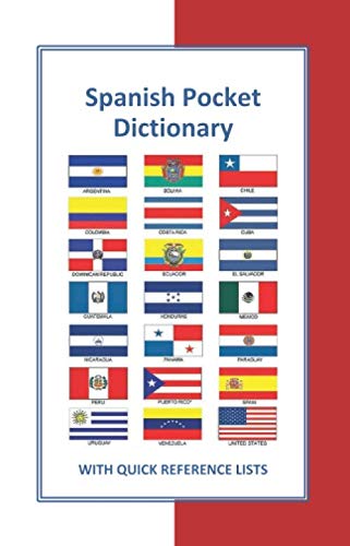 Spanish Pocket Dictionary: With Quick Reference Lists: Frazier, Jeffrey ...