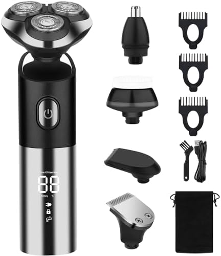 Amazon.com: HIENA PRO Electric Shaver for Men, Cordless Rechargeable ...