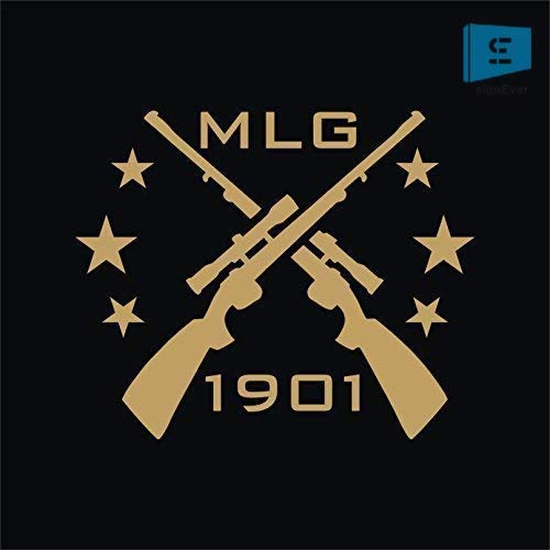 SIGN EVER MLG Gun 1901 Stickers for Royal Enfield 350 500 Classic ...