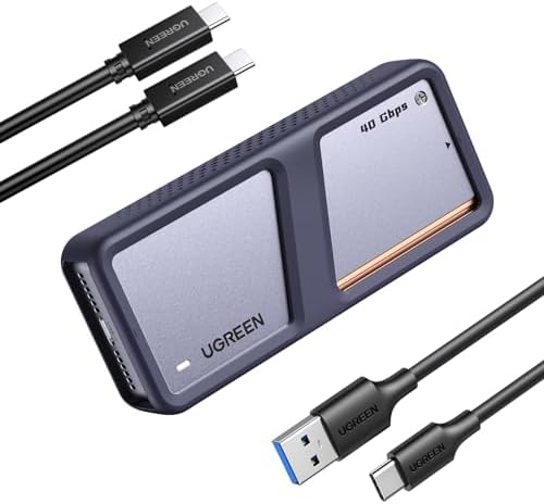 Amazon.co.jp: UGREEN M.2 SSD External Case, USB4 40Gbps, M.2 SSD Case ...