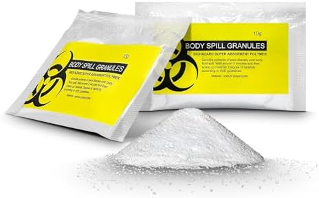 50x 10g Sachets Packets RE-GEN – Body Fluid Clean Up, Vomit, Urine ...