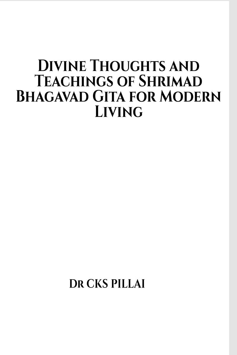 Buy Divine Thoughts and Teachings of Shrimad Bhagavad Gita for Modern ...