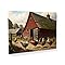 Amazon.com: Sense Canvas Chicken Farmyard Hens 21 Canvas Art - Home ...