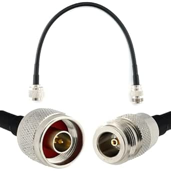 Amazon.com: RANGEFUL 30cm N Male to N Female Coaxial Cable — HF-240 ...