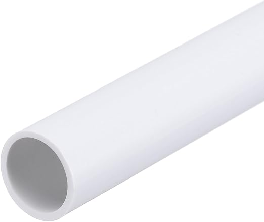 Amazon.com: MECCANIXITY 1/2 Inch OD PVC Rigid Tube Round Pipe Tubing ...