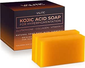Amazon.com : Valitic Kojic Acid Soap for Hyperpigmentation - With Glutathione, Collagen ...