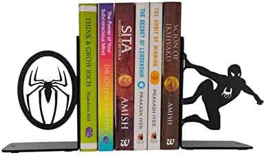 Amazon.com: Metal Spider and Spider Web Bookend, Farmhouse Decorative ...