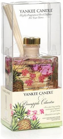 Amazon.com: Yankee Candle Pineapple Cilantro Mini Reed Diffuser 1.2 Fl ...
