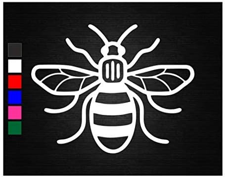 Made in Manchester Bee Sticker | Manchester Worker Bee Car Bumper ...