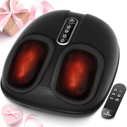Amazon.com: CuPiLo Foot Massager with Heat, FSA HSA Eligible Shiatsu ...
