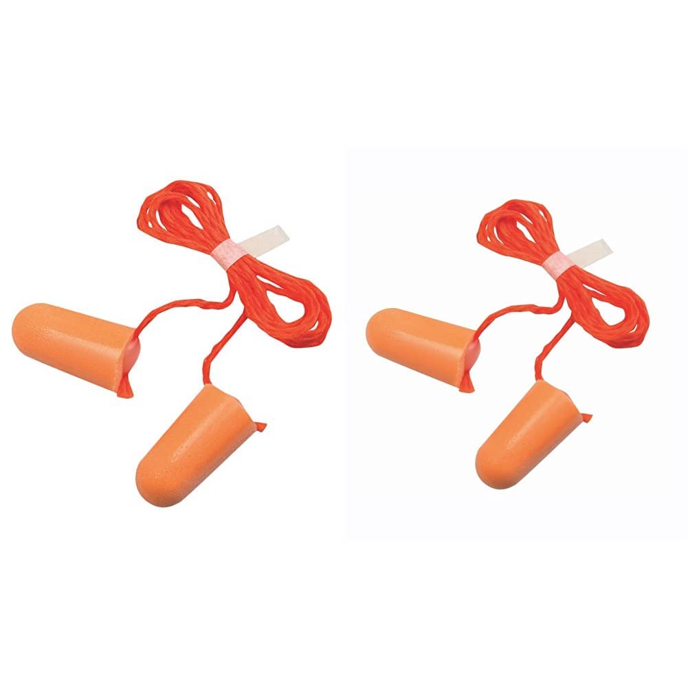 3M 1110 Corded Foam, Noise Reduction Ear Plugs (Pack Of 10),orange ...