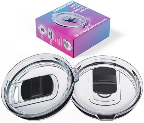 Amazon.com | 20 oz Tumbler Lid, Magslider Lid Compatible for YETI 20 oz ...