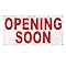 Amazon.com: Custom Vinyl Banner Multiple Sizes Opening Soon Red Coming ...