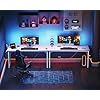 Amazon.com: KKL Large Computer Desk with Power Outlets and USB Port ...