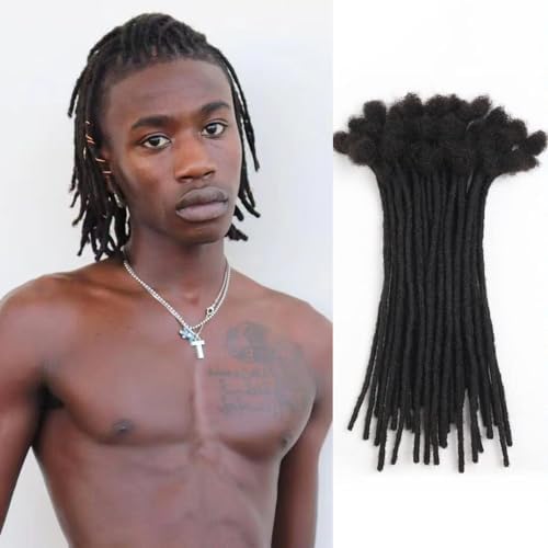 Amazon.com : AUTYBEI Loc Extensions Human Hair Dreadlock Extensions ...