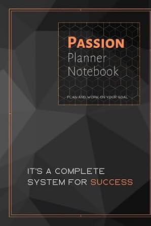 Passion Planner Notebook: With Time Management Page: Das, Rupta: Amazon ...