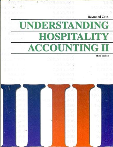 Understanding Hospitality Accounting II: Raymond Cote: 9780866121354 ...
