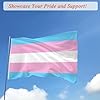 Amazon.com : Transgender Pride Flag 3x5 Ft Pride Month Accessories ...