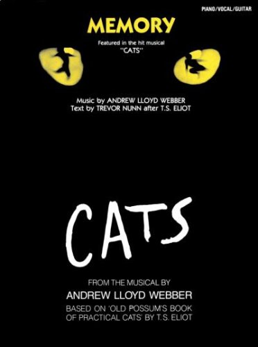 Amazon.com: Memory from the Musical Cats - Piano Vocal and Guitar Score ...