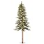 Vickerman Unlit Natural Alpine Tree Set with Three Trees Sized 4', 5 ...