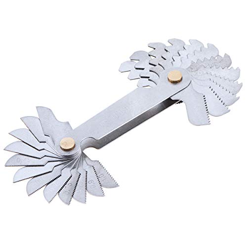 Snapklik.com : ChgImposs Metric Screw Pitch Gauge60 Degree Cutting ...