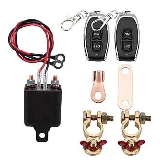 Interruttore Stacca Batteria 12v con telecomando per Auto Konuooer ...