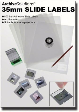 35mm Slide Labels - Self Adhesive x 500 : Amazon.co.uk: DIY & Tools