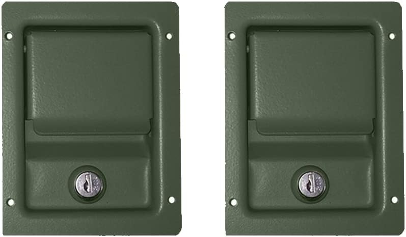 Amazon.com: Federal Military Parts Set of Two New Locking Door Latch ...
