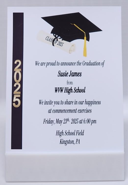 Graduation Invitations Quick Amazon.com: Personalized Graduation