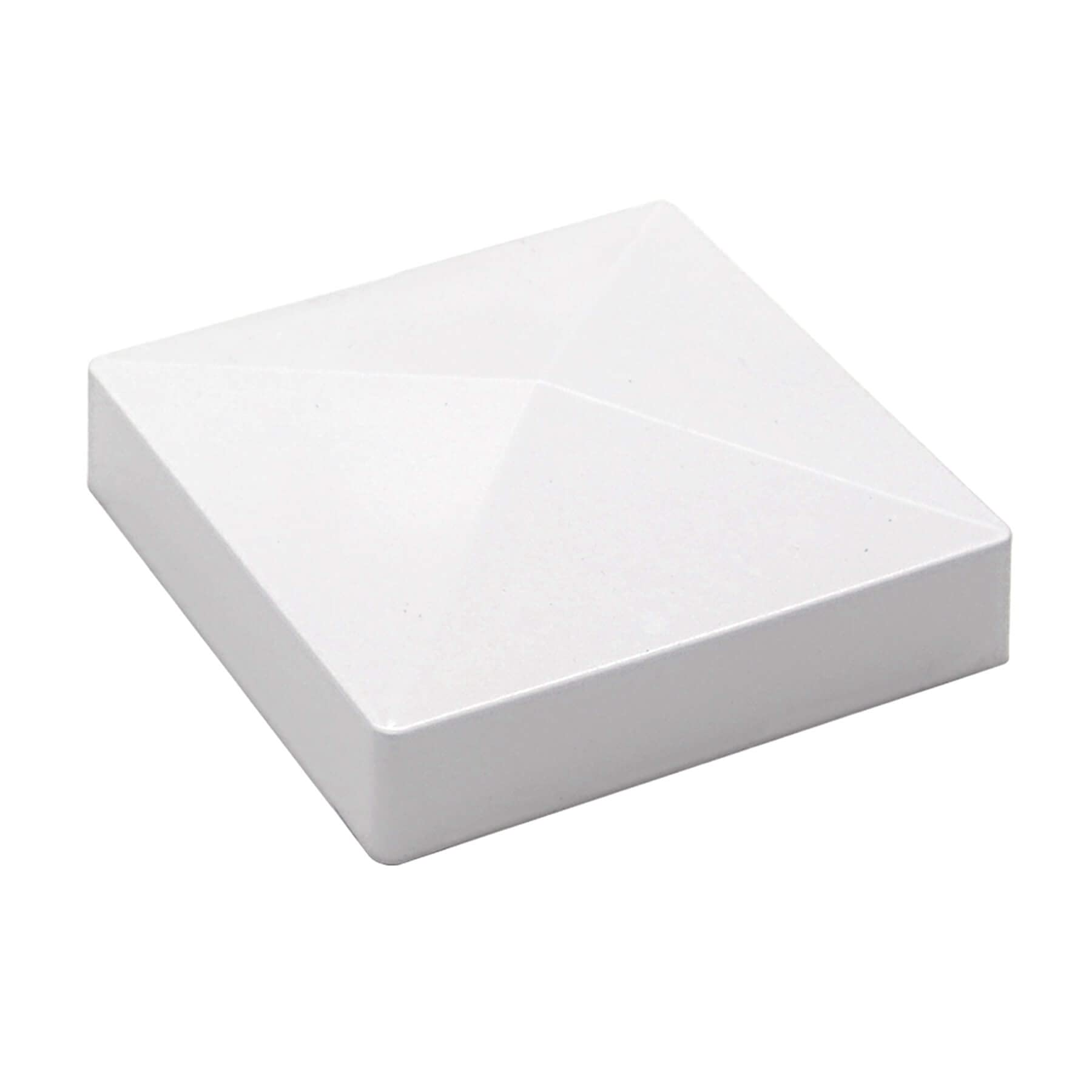 Snapklik.com : Wulankd 4 Packs White 3.5 3.5 Inch Vinyl Fence Post Cap ...