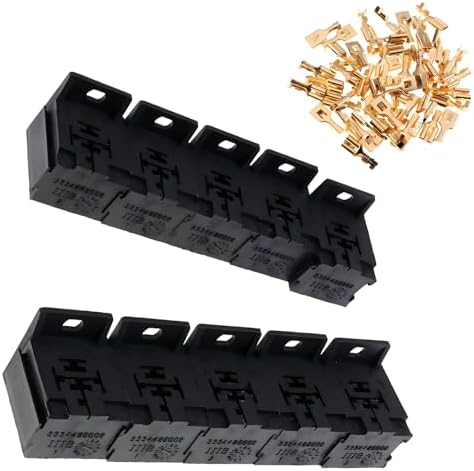 Amazon.com: Yumfugu Pack-10 Car Relay Base Holder Replacement, 50 PCS 6 ...