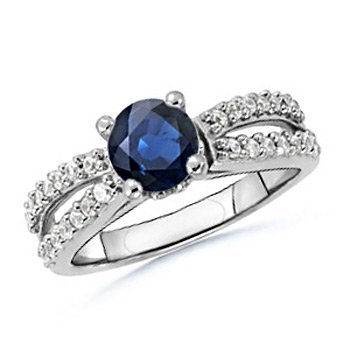 Ag Real Diamond & Gem stone Sakshi Ring AGGER022A (15.0) : ATC: Amazon ...