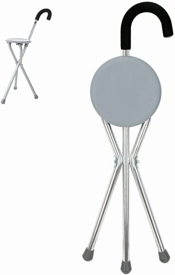 Buy aluminum alloy walking stick stool trekking stick travel crutches ...