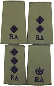 Royal Artillery RA Officers Rank Slides 2LT : Amazon.co.uk: Fashion