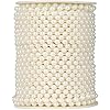 Amazon.com: ZPEXRV 82 Feet Crafts Faux Pearl Roll 6mm Pearl Garland for ...