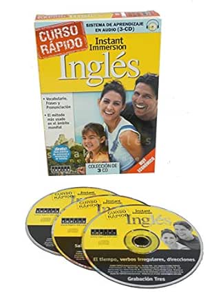 Amazon.com: Instant Immersion Learn to Speak INGLES ( Spanish to ...