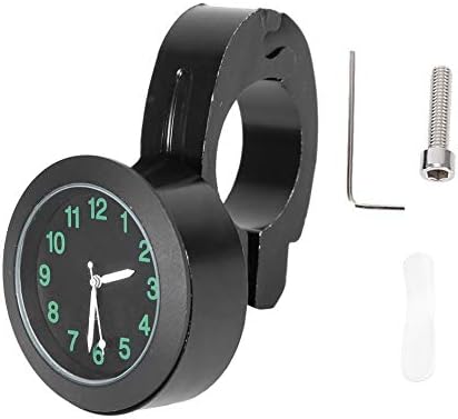 Nikou Motorcycle Handlebar Clock, Waterproof Aluminum Alloy Handlebar ...