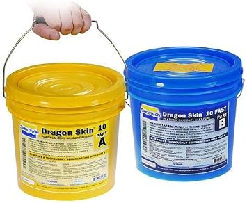 Amazon.com: Dragon Skin 10 Fast - Addition Cure Silicone Rubber ...