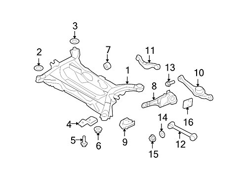 Amazon.com: Ford 7T4Z-5500-AA - ARM ASY - REAR SUSPE : Automotive