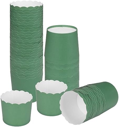 Amazon.com: Simply Baked Large 5 Ounce Disposable Paper Baking Cups, 20 ...