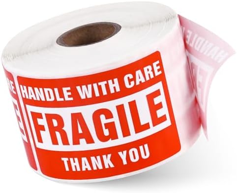 Amazon.com : SallyFashion 500PCS Fragile Stickers for Shipping, 3 x 2 ...