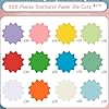 Amazon.com: 360 Pcs Starburst Cutouts Paper Starburst Die-Cuts Bulletin ...