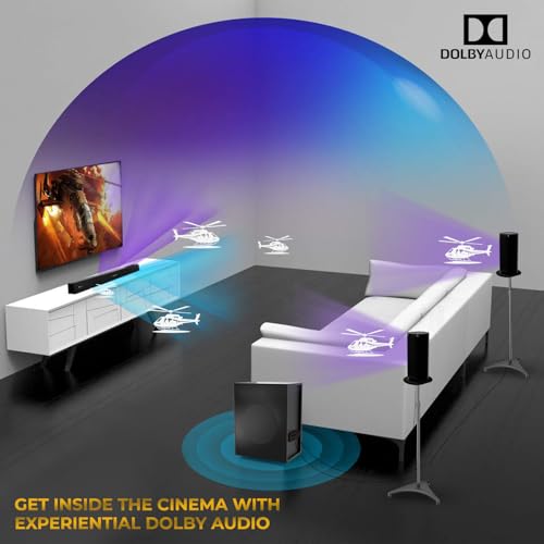 E GATE Phantom 630D Dolby Audio 540W Soundbar, Home Theatre 5.1 Channel ...